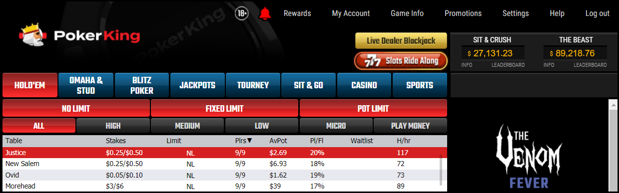 How to play Holdem :: PokerKing - Play Poker Online