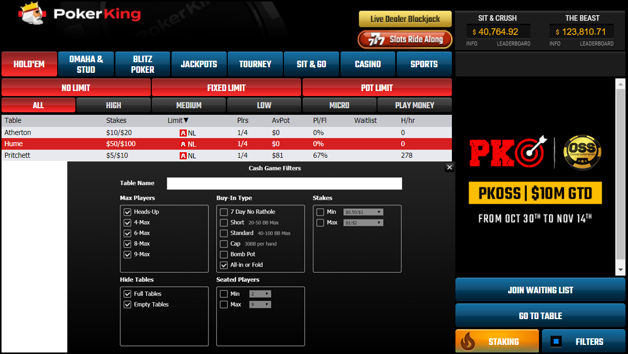 All-In or Fold :: PokerKing - Play Poker Online